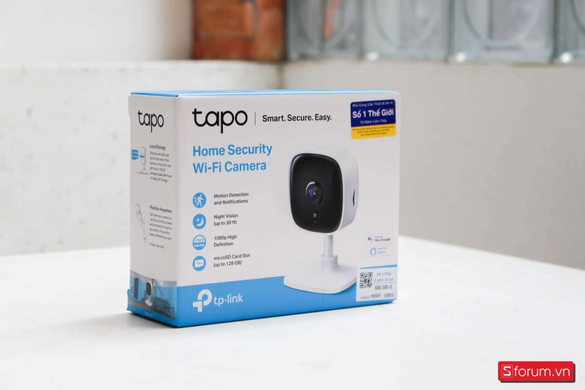 Trên tay camera TP-Link Tapo TC60: Siêu nét và cute